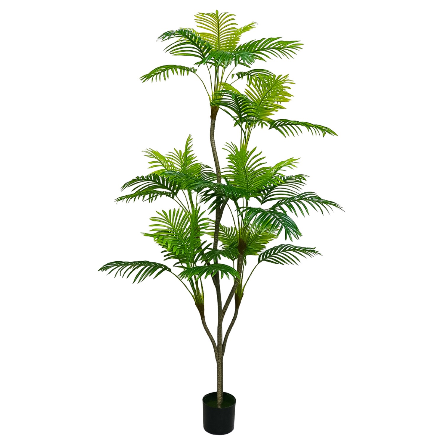 Copac artificial, Areca cu ghiveci D4302, 200cm, verde