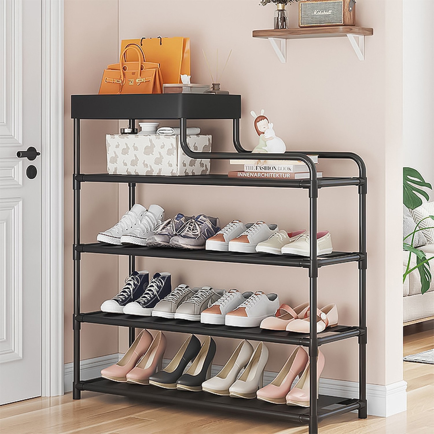 Pantofar, Naimeed D5547, raft incaltaminte, polita multifunctionala, 81 ...
