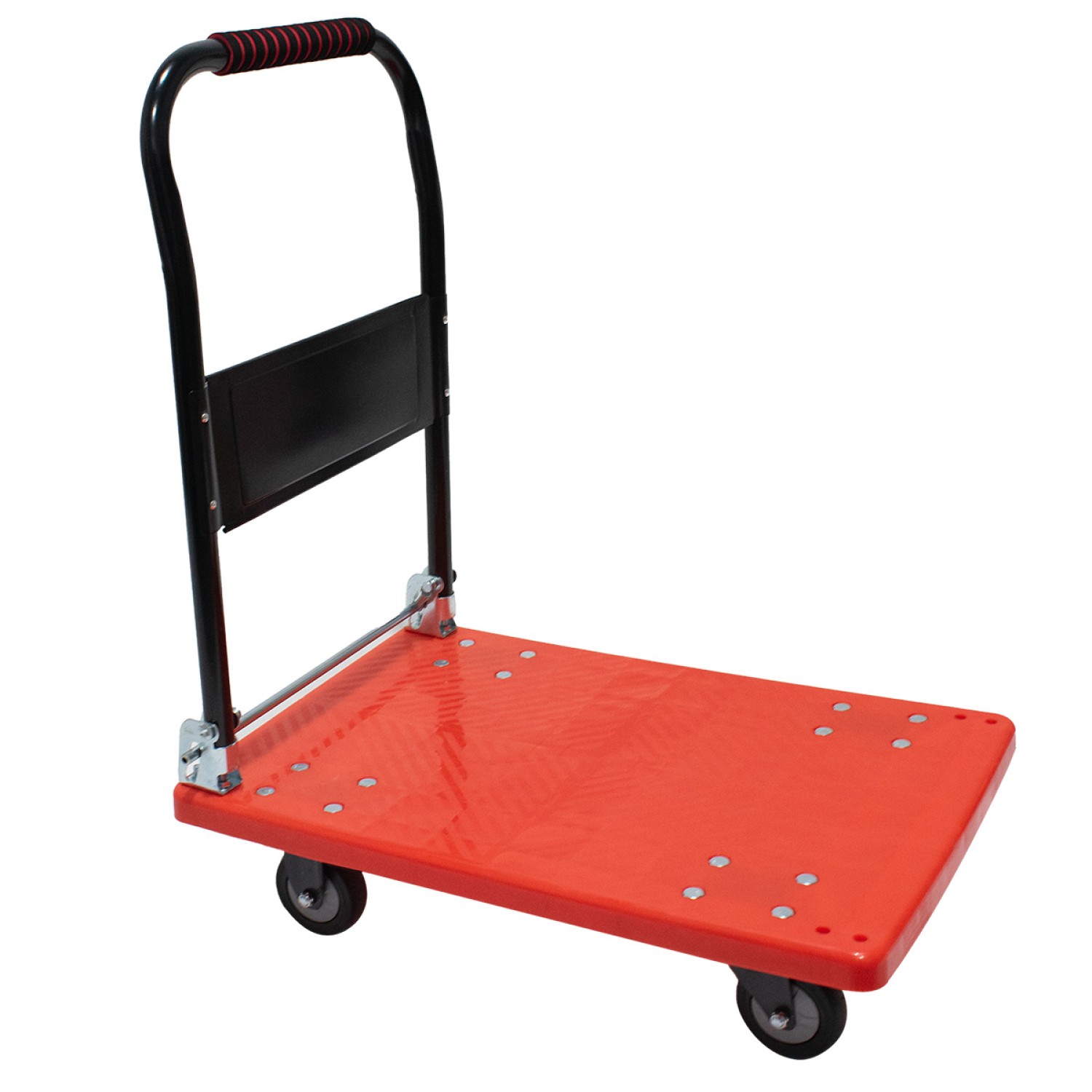 Carucior pliabil, platforma transport marfa, Naimeed D5659, 200kg, Rosu
